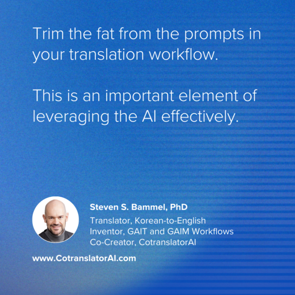 Hack your translation process with razor-sharp AI prompts – CotranslatorAI™